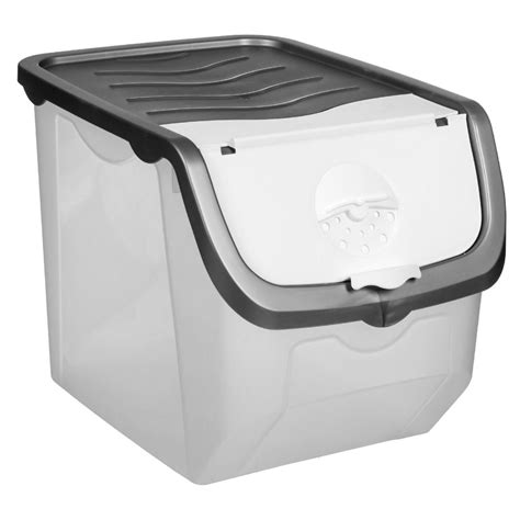 Пластмасов кош с капак 12л Emag Bg