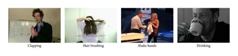 Illustration Of Some Action Sequences From The Four Datasets Used In