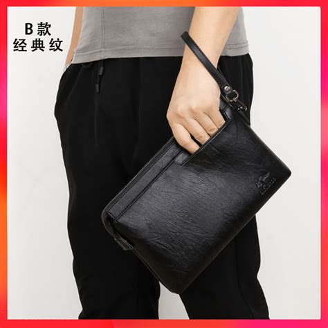手包男2022新款潮男士手拿包大容量商务休闲信封包夹包男包手抓包