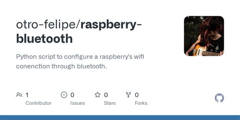 Github Mainscientistraspberry Bluetooth Python Script To Configure