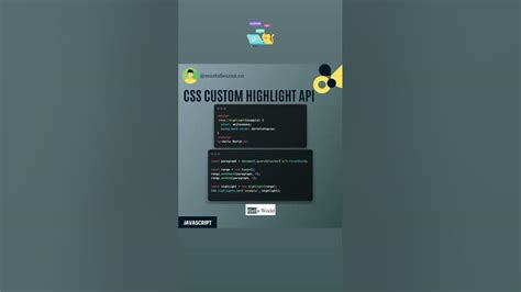 Javascript Css Custom Highlight Api Javascript Youtube