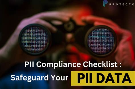 pii compliance checklist safeguard your pii data