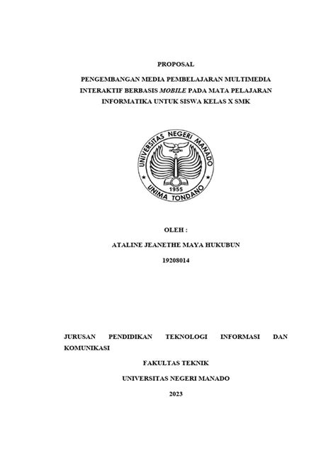 Pengembangan Media Pembelajaran Multimedia Interaktif Berbasis Mobile Pada Mata Pelajaran