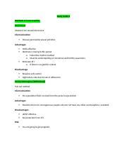 Study Guide Quiz Marked Red Docx Study Guide Methods Of Contraception Abstinence Abstain