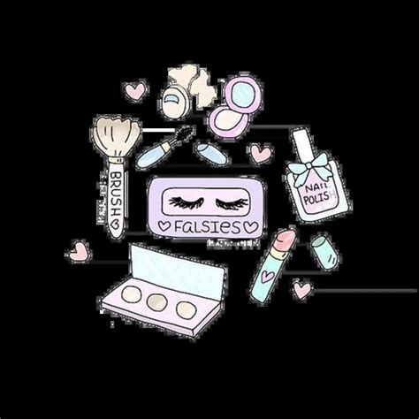 Бумажная Косметика Для Срисовки Легкие 41 Фото