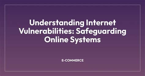 Understanding Internet Vulnerabilities Safeguarding Online Systems • Bcom Institute
