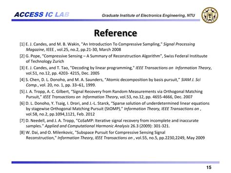Ppt Reconstruction Algorithms For Compressive Sensing I Powerpoint