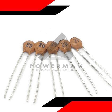 5pcs 20pf Ceramic Capacitor Powermav Electronics Store