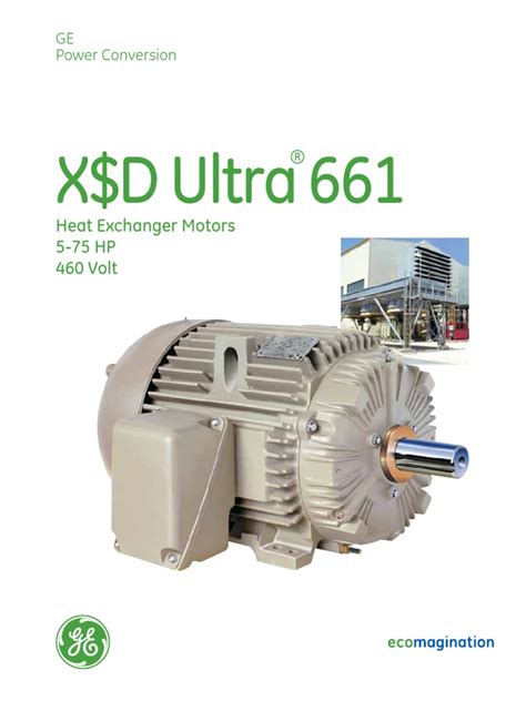 4 Ge Three Phase Induction Nema Premium Efficient Extra Severe Duty