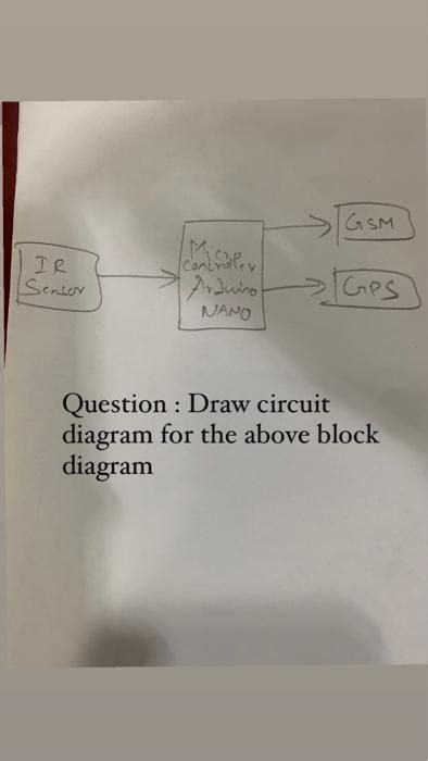 Solved Question Draw Circuit Diagram For The Above Block Chegg
