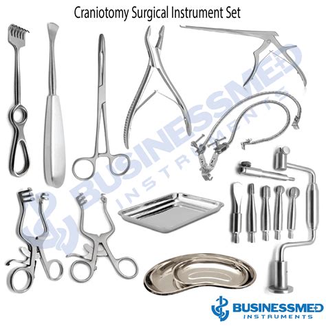 Craniotomy Surgical Instrument Set Businessmed Instruments