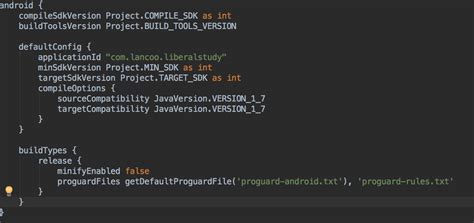 Android Gradle Buid Error No Such Property Compilesdk For Class