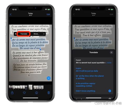 Ios 15：如何翻译照片中的文本－「实况文本」iphone15 图片翻译 Csdn博客