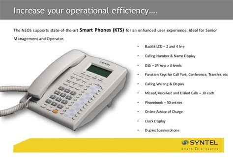 SYNTEL NEOS KEY DIGITAL PHONE