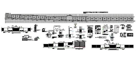 Different Construction Units Detai 2d View Cad Structural Block Autocad File