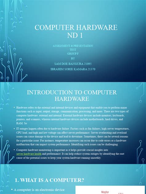 computer hardware pdf central processing unit computer hardware