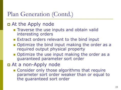 ppt optimizing nested queries with parameter sort orders powerpoint