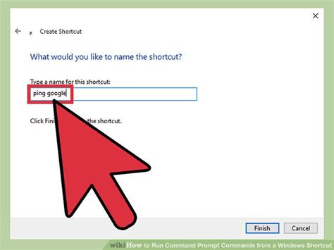How To Run Command Prompt Commands From A Windows Shortcut