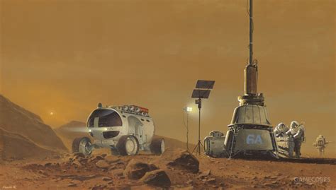 火星基地科幻画火星家园科幻画火星基地怎么画大山谷图库