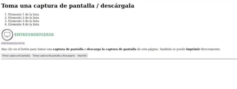 Tomar Una Captura De Pantalla Utilizando JavaScript