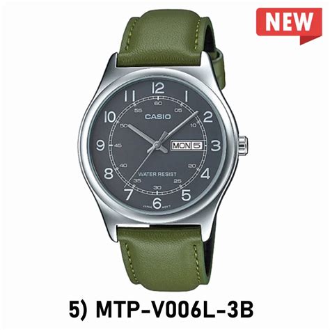 Casio Mtp V006l Mtp V006gl Mtp V006d Man Watch Quartz Analog Day Date Display Fashion Elegant