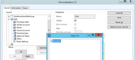 Share A Personalization In Microsoft Dynamics Ax Stoneridge Software