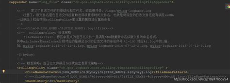 springboot中自定义日志生成位置出现错误 filenamepattern [文件路径] does not contain a