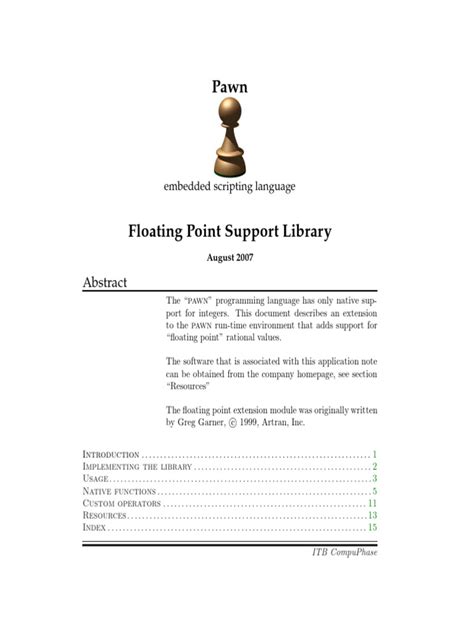 Floating Point Support Pdf Rounding Library Computing