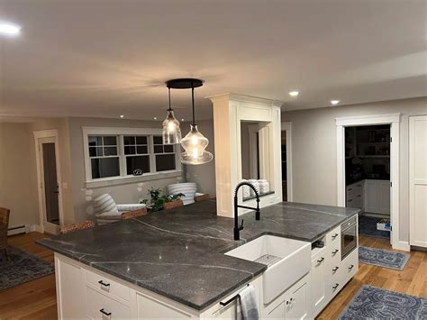 Silver Grey Honed Granite Countertops Elegant And Durable Kitchen Upgrade
