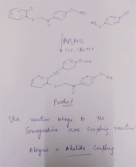 [solved] Draw The Product Of The Following Cross Coupling Reactions And