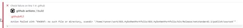 C Trying Blazor Deployment With Github Action On Github Pages Action Failed With Enoent No