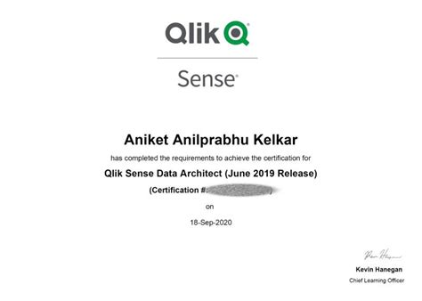 Aniket Kelkar On Linkedin Dataanalyticsqlikdataarchitectcertification