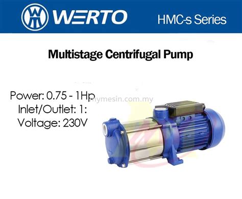 Werto Hmc Series Multistage Centrifugal Irrigation Pressure Pump