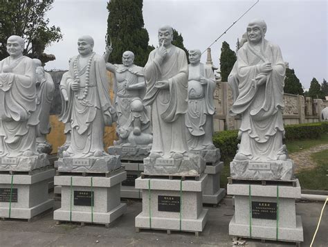 中国佛教雕塑之石雕十八罗汉的雕刻寓意