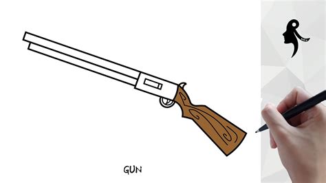 Brilliant Tips About How To Draw A Simple Gun Mainmall