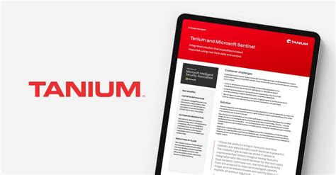 Tanium On Linkedin Tanium And Microsoft Sentinel Integration Tanium