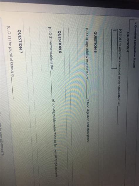 Solved Question Completion Status Question 2 Iclo 3 The