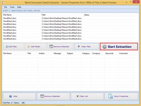 Word Document Details Extractor Download And Review