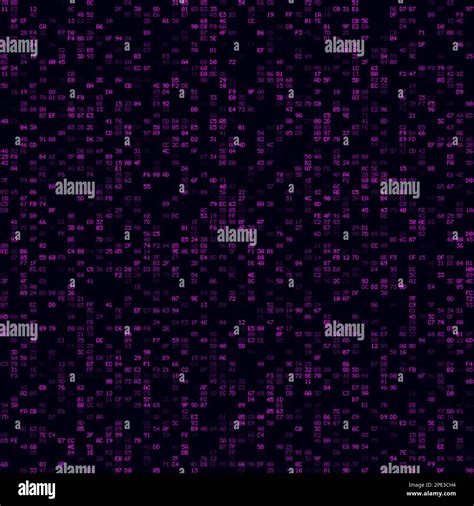 Abstract Technology Background Magenta Sparse Hexademical Pairs