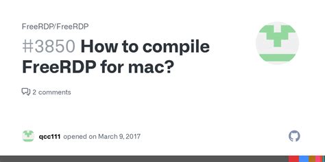 How To Compile Freerdp For Mac · Issue 3850 · Freerdp Freerdp · Github