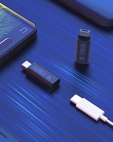 Amazon Com ARKTEK Lightning To USB C Adapter 2Pack Support Fast Charging Data Transfer OTG