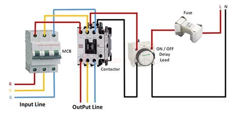 3 Phase Contactor Wiring With Timer Earth Bondhon