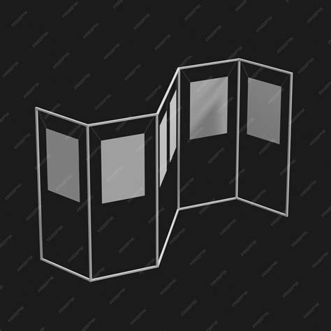 Download Art Exhibition Modular Frame 001 3d Models For Free Freepik