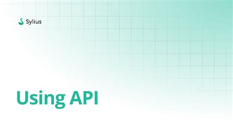 Using Api Sylius