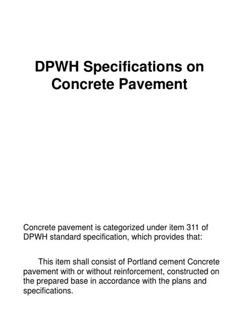 Dpwh Specification And Preparation Of Grade Pdf Construction