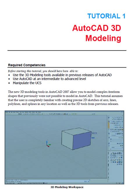 Free Autocad Tutorials Pdf Darelocafe