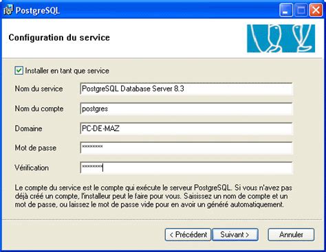 tutoriel installation de postgresql et de phppgadmin avec easyphp