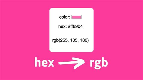 Convert Hex To Rgb In Javascript With Tinycolor Youtube