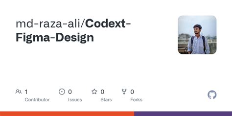 GitHub Md Raza Ali Codext Figma Design
