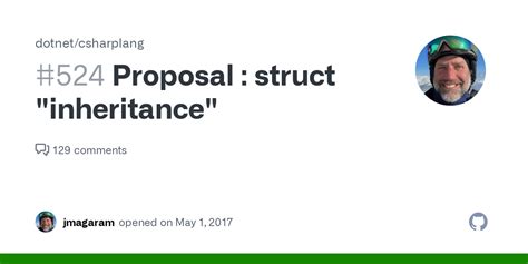 proposal struct inheritance · issue 524 · dotnet csharplang · github